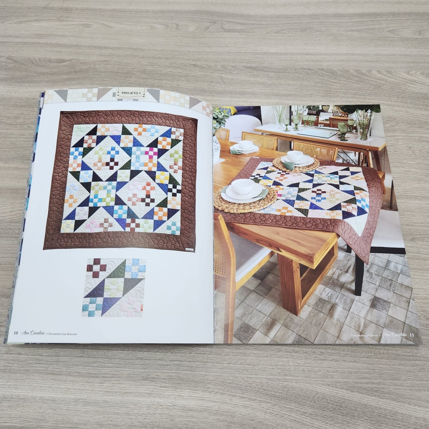 Livro Patchwork Com Retalhos - Ana Cosentino